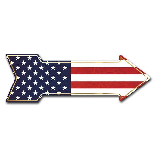 SignMission 8 x 24 in. Indoor & Outdoor Decor Direction Sticker Vinyl ...