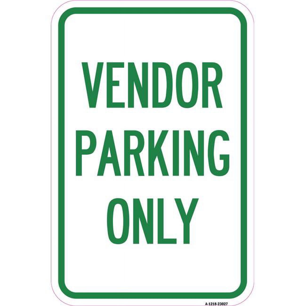 SignMission A-1218-23027 12 x 18 in. Aluminum Sign - Reserved Parking ...