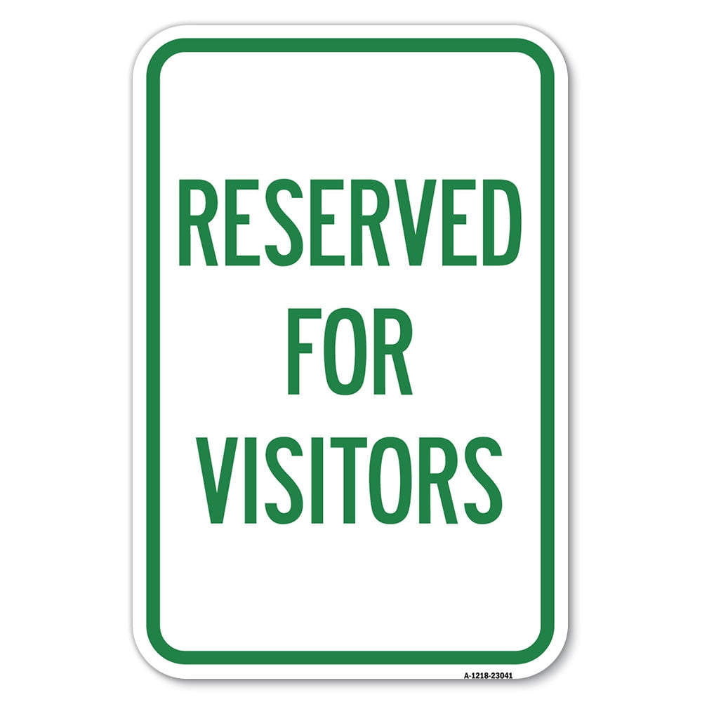 SignMission A-1218-23041 12 x 18 in. Aluminum Sign - Reserved Parking ...
