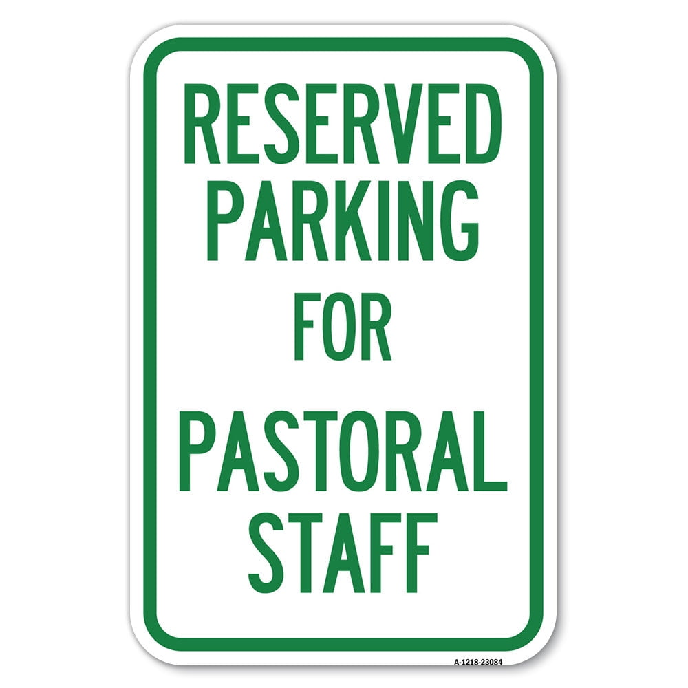 SignMission A-1218-23084 12 x 18 in. Aluminum Sign - Reserved Parking ...