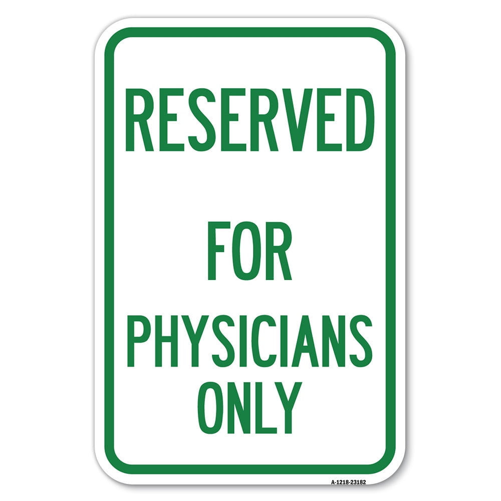 SignMission A-1218-23182 12 x 18 in. Aluminum Sign - Reserved for ...
