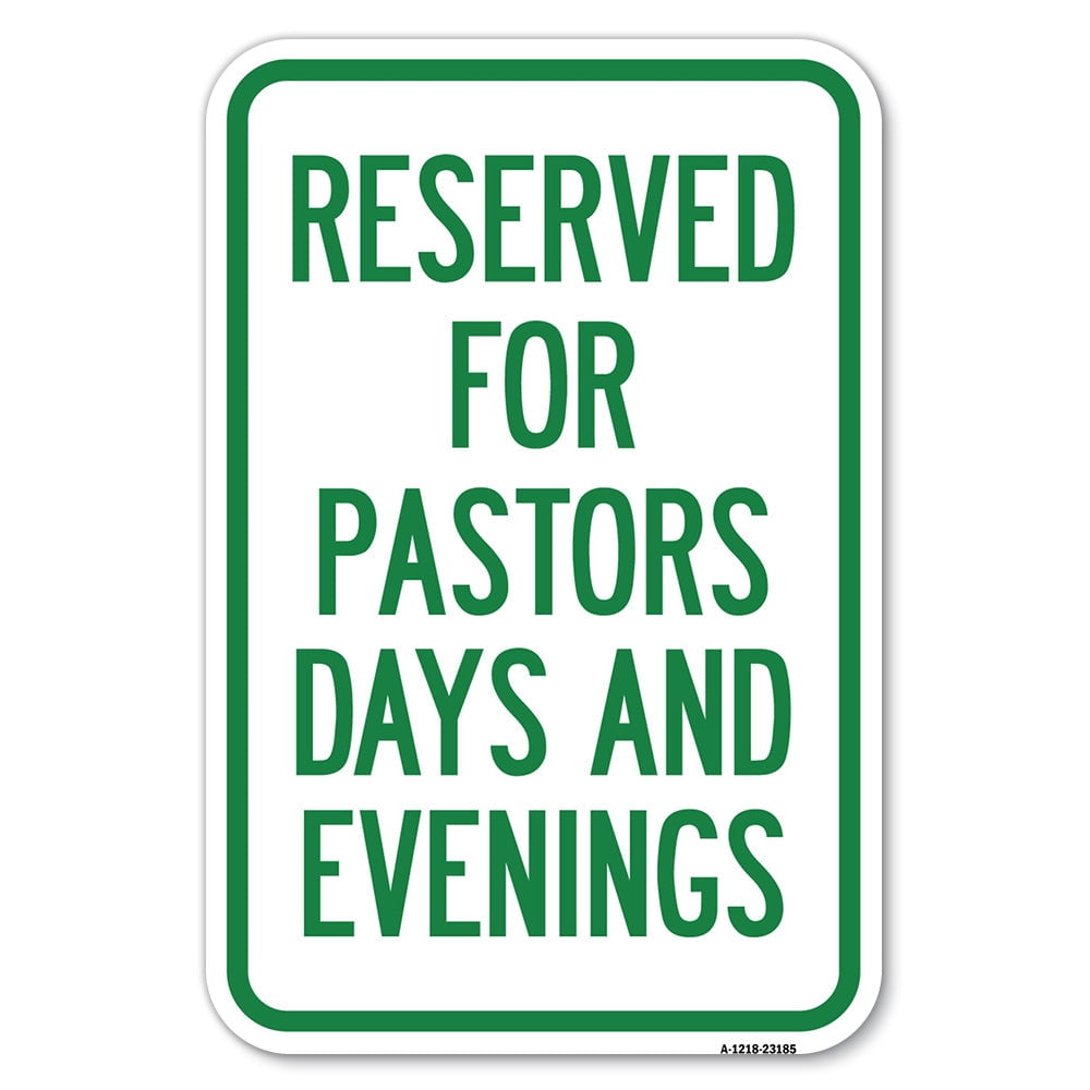 SignMission A-1218-23185 12 x 18 in. Aluminum Sign - Reserved for ...