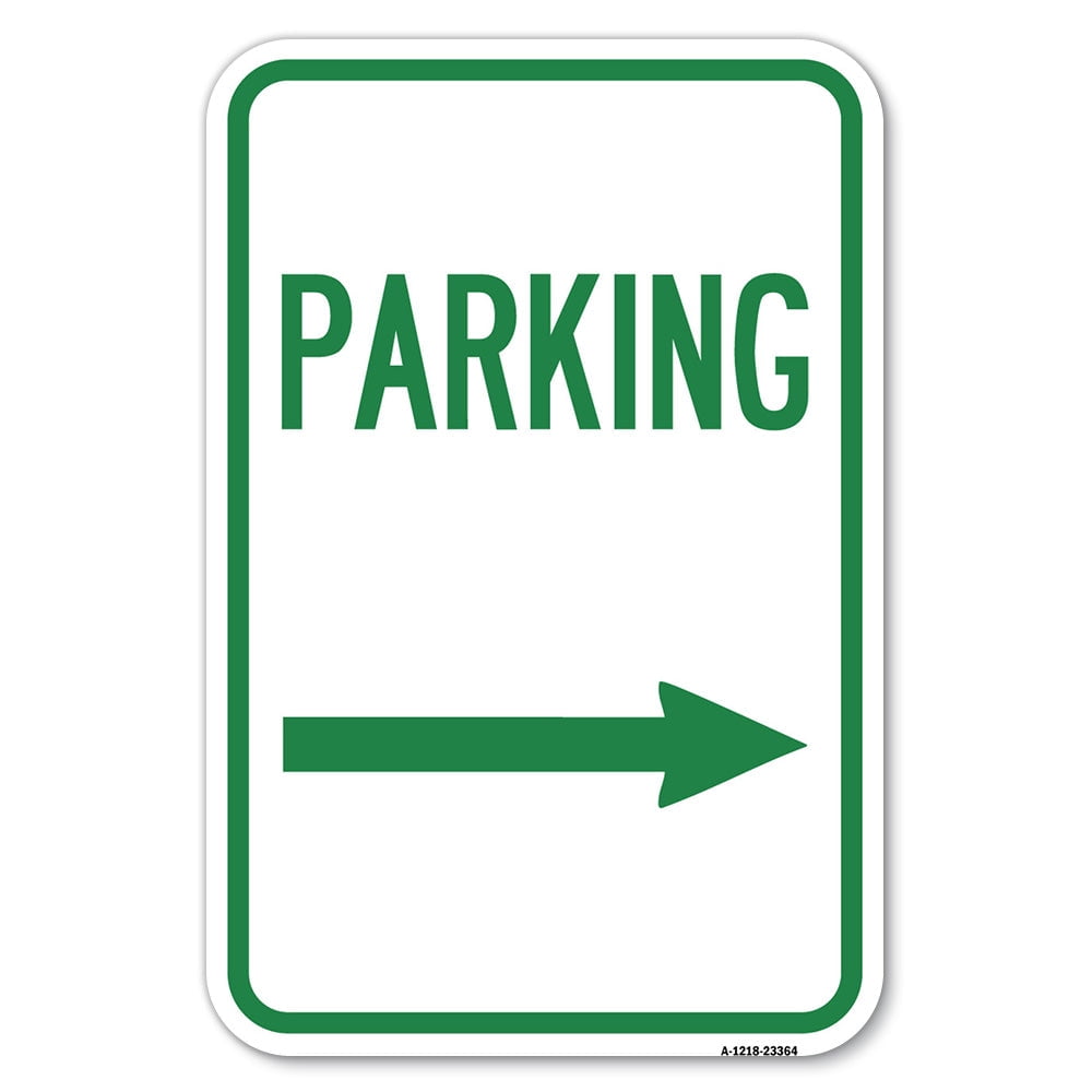SignMission A-1218-23364 12 x 18 in. Aluminum Sign - Parking Sign ...
