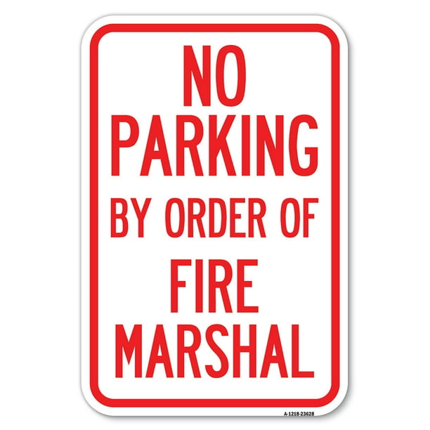 SignMission A-1218-23628 12 x 18 in. Aluminum Sign - No Parking by ...