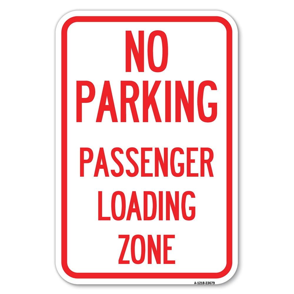 SignMission A-1218-23679 12 x 18 in. Aluminum Sign - No Parking ...