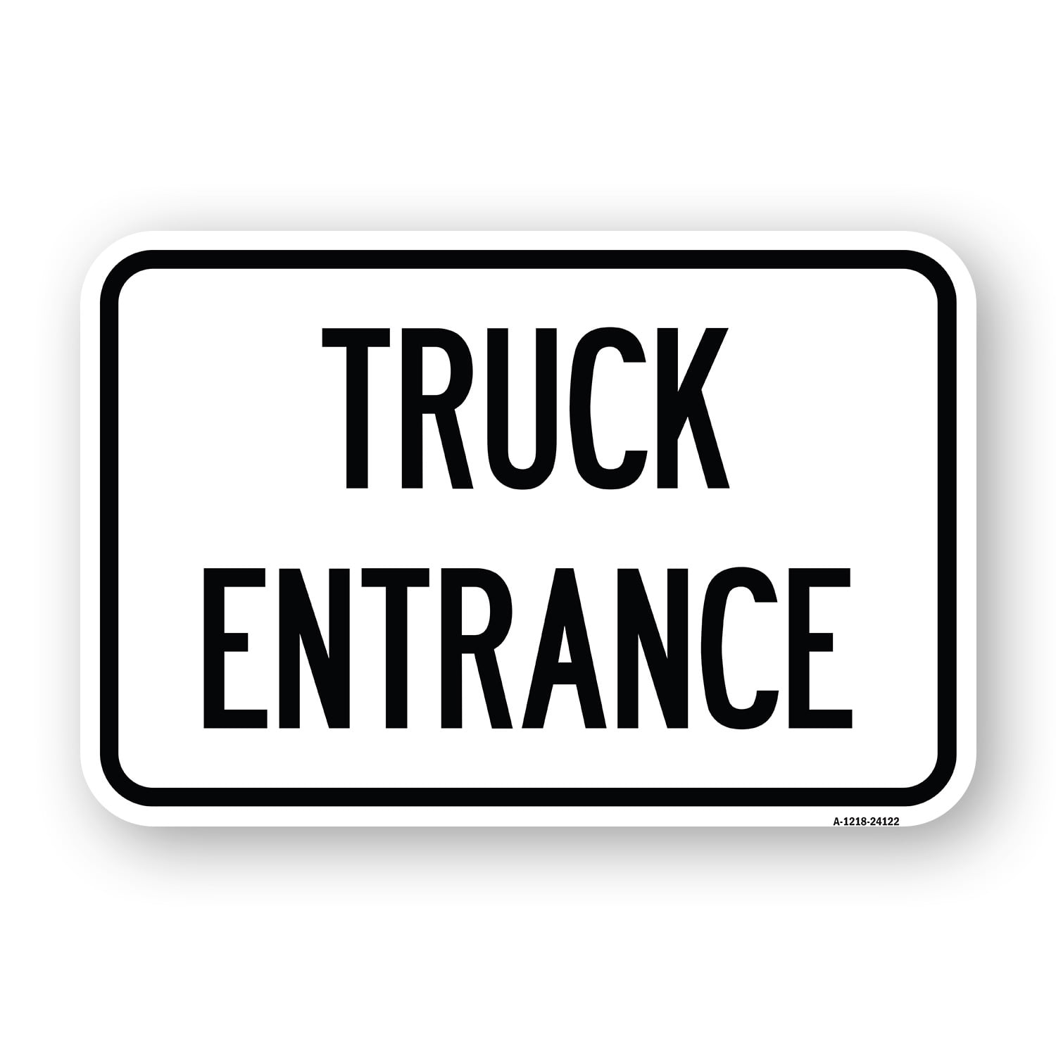 SignMission A-1218-24122 12 x 18 in. Aluminum Sign - Driveway Sign ...
