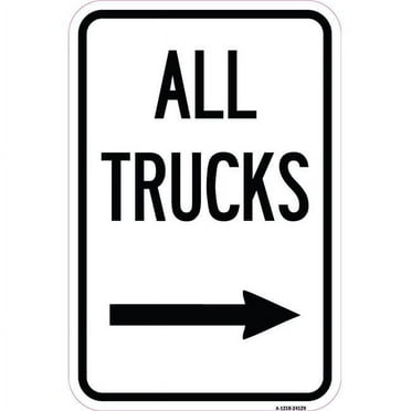 Entrance with right arrow Sign 12" x 18" Heavy Gauge Aluminum Signs ...