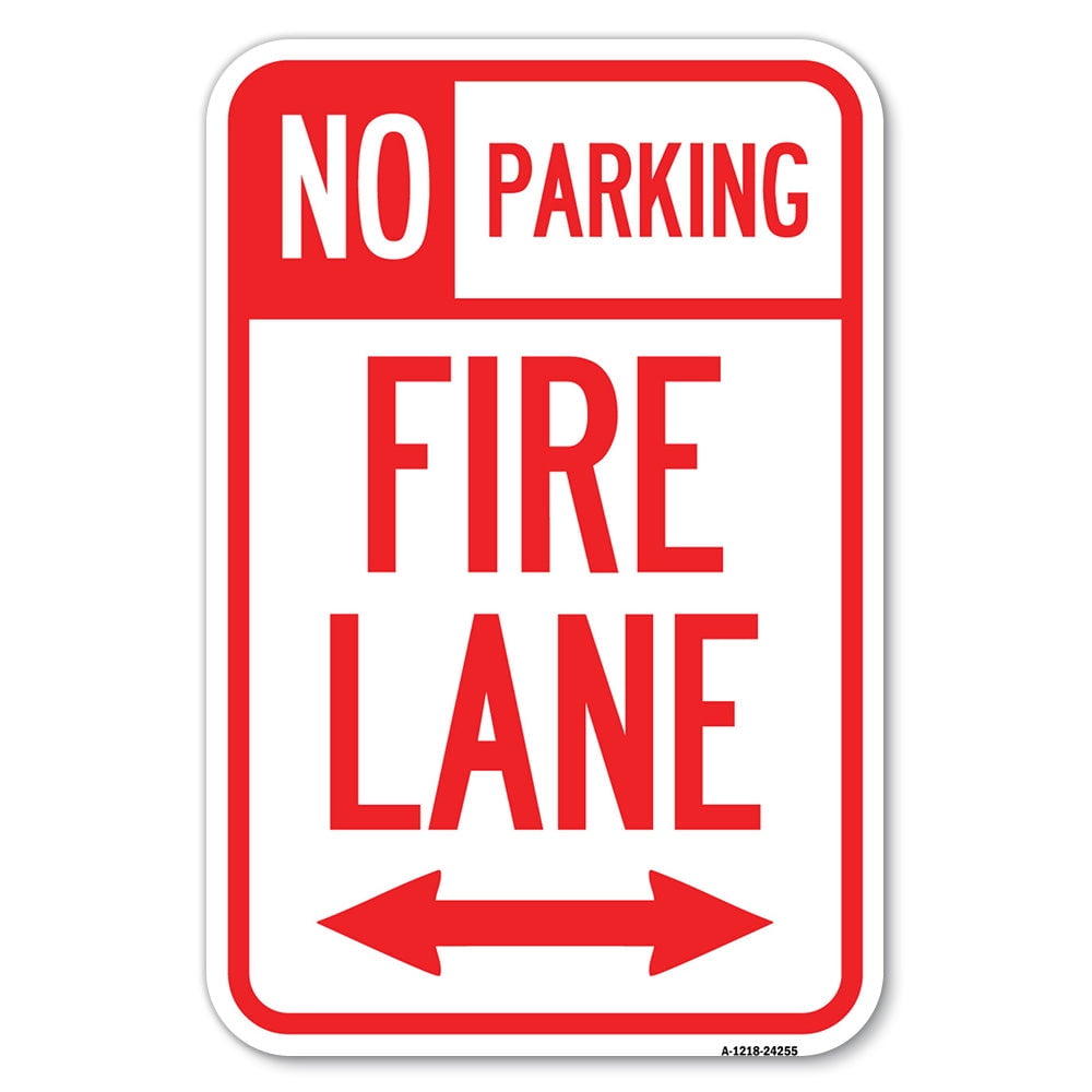 SignMission A-1218-24255 12 x 18 in. Aluminum Sign - Colorado Fire Lane ...