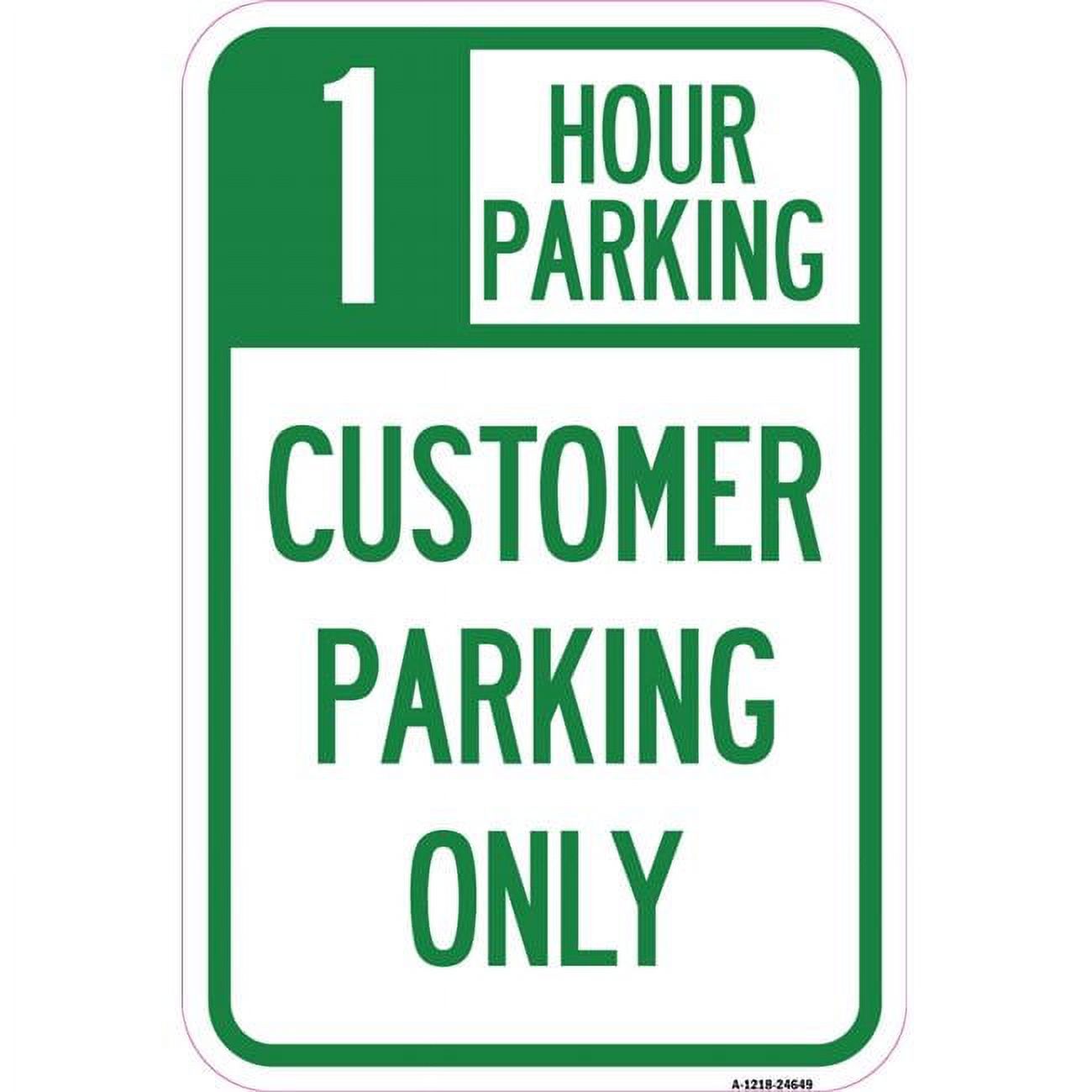 Customer Parking Only Sign - Walmart.com