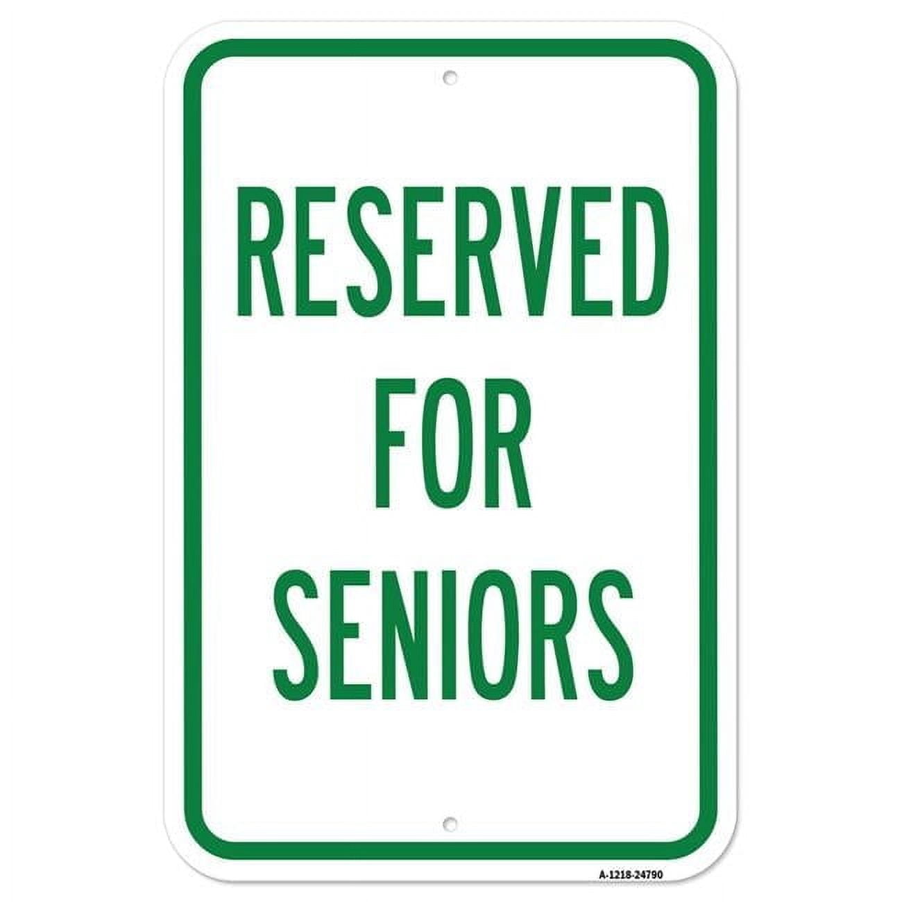SignMission A-1218-24790 12 x 18 in. Aluminum Sign - Reserved for ...