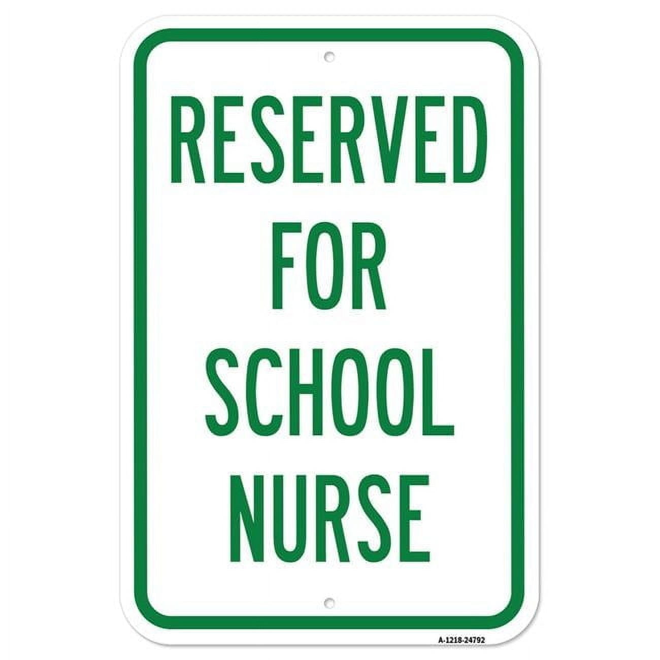 SignMission A-1218-24792 12 x 18 in. Aluminum Sign - Reserved for ...