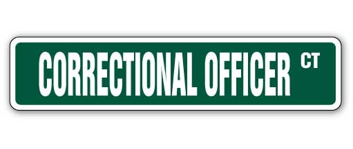 SignMission A-18-SS-Correctional Officer Correctional Officer Aluminum ...