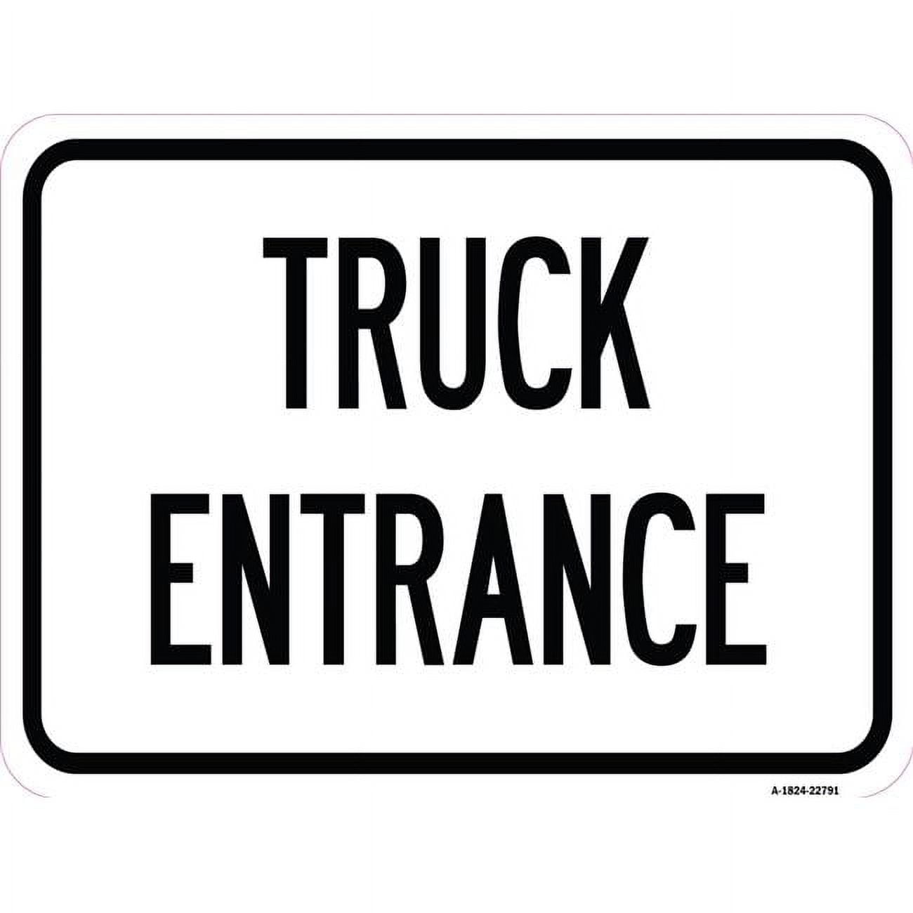 SignMission A-1824-22791 18 x 24 in. Aluminum Sign - Traffic Entrance ... SignMission A-1824-22791 18 x 24 in. Aluminum Sign - Traffic Entrance ...