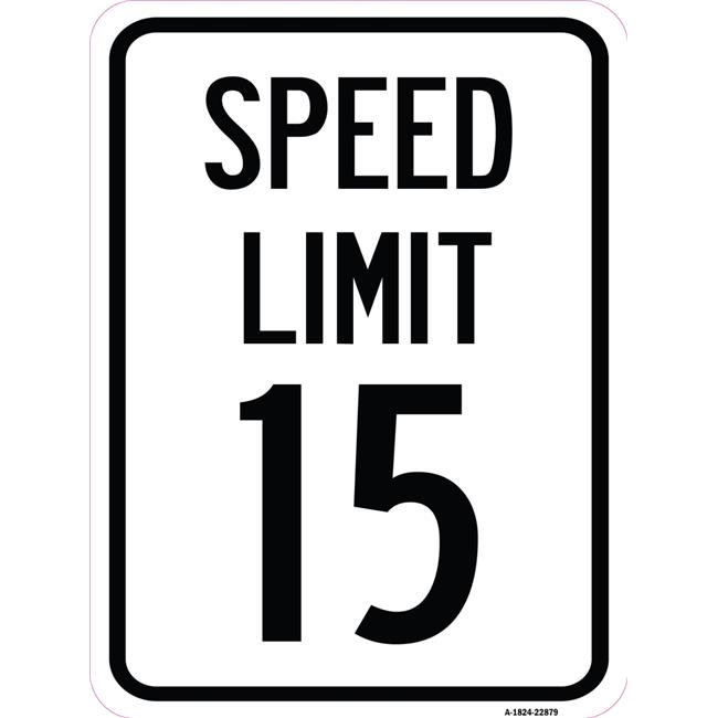 Speed Limit Algebra Math Problem Sign - Walmart.com