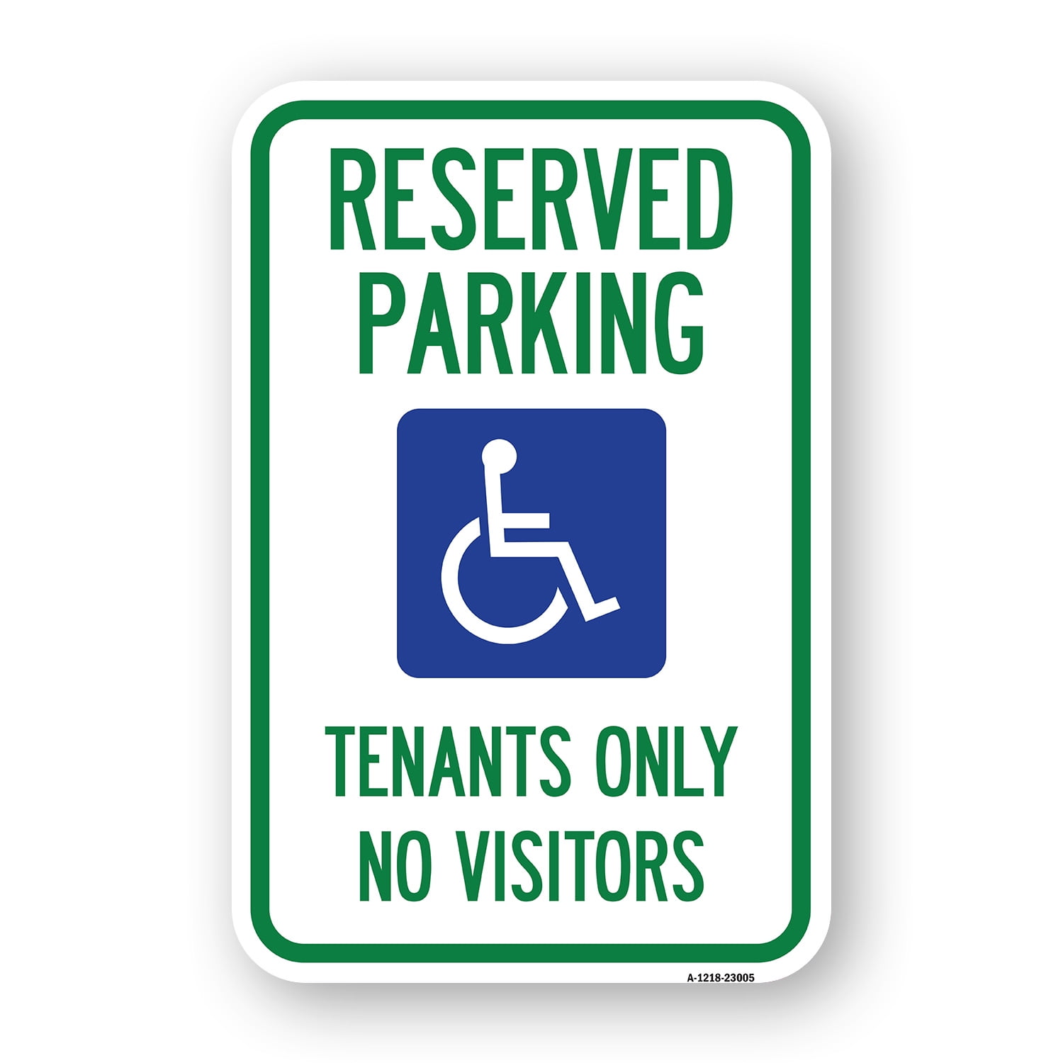 SignMission A-1824-23005 18 x 24 in. Aluminum Sign - Reserved Parking ...