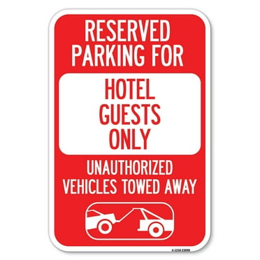 SignMission A-1218-22984 12 x 18 in. Aluminum Sign - Reserved Do Not ...