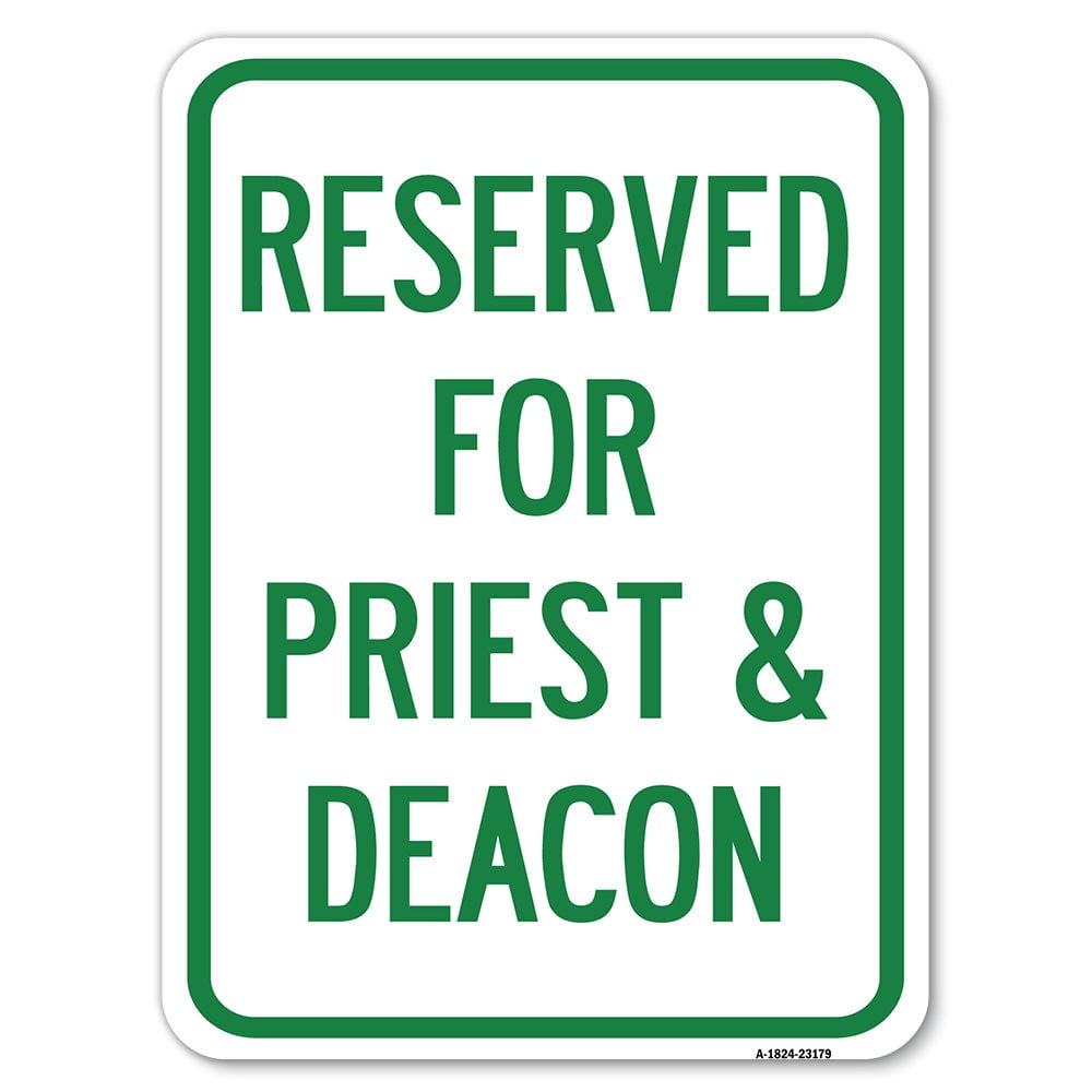 SignMission A-1824-23179 18 x 24 in. Aluminum Sign - Reserved for ...