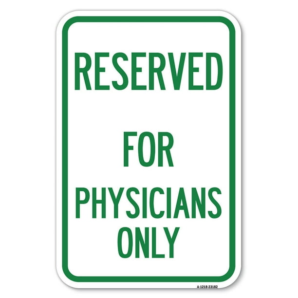 SignMission A-1824-23182 18 x 24 in. Aluminum Sign - Reserved for ...