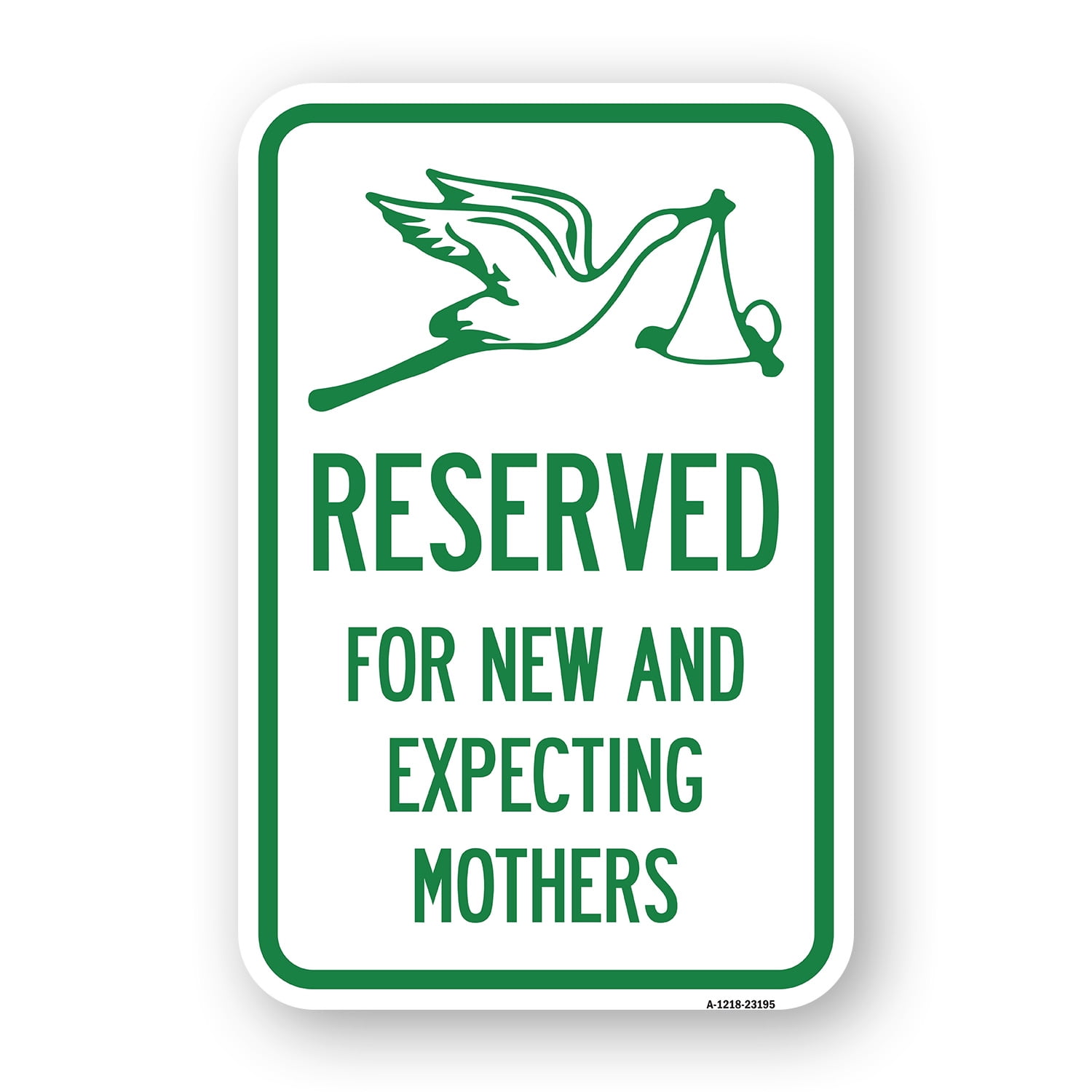 SignMission A-1824-23195 18 x 24 in. Aluminum Sign - Reserved for New ...