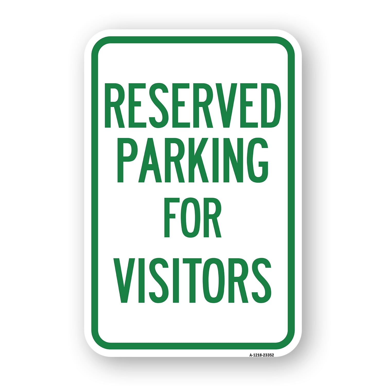 SignMission A-1824-23352 18 x 24 in. Aluminum Sign - Parking Space ...