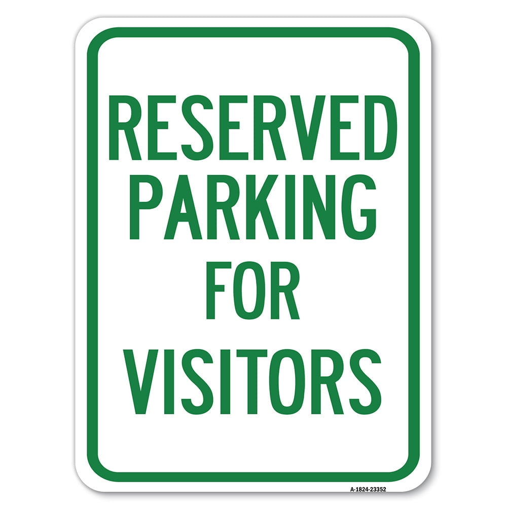 SignMission A-1824-23352 18 x 24 in. Aluminum Sign - Parking Space ...