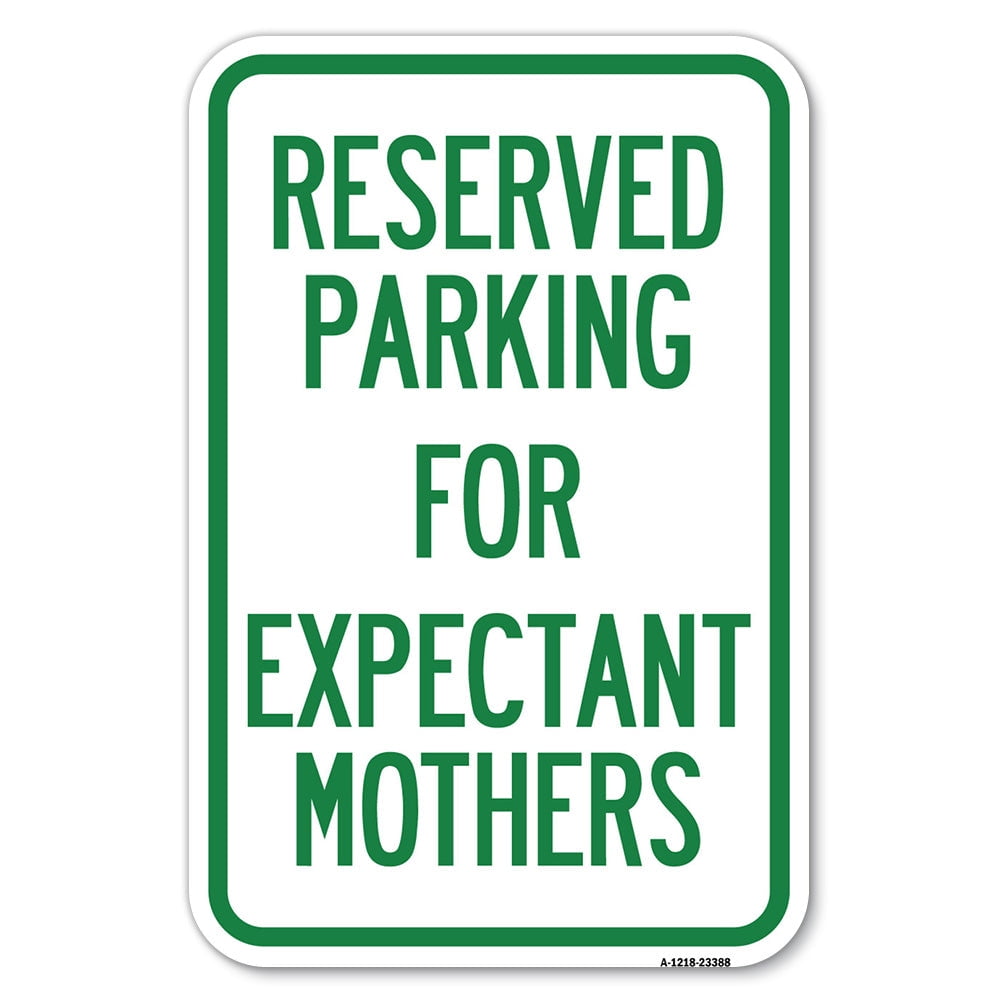 SignMission A-1824-23388 18 x 24 in. Aluminum Sign - Parking Reserved ...