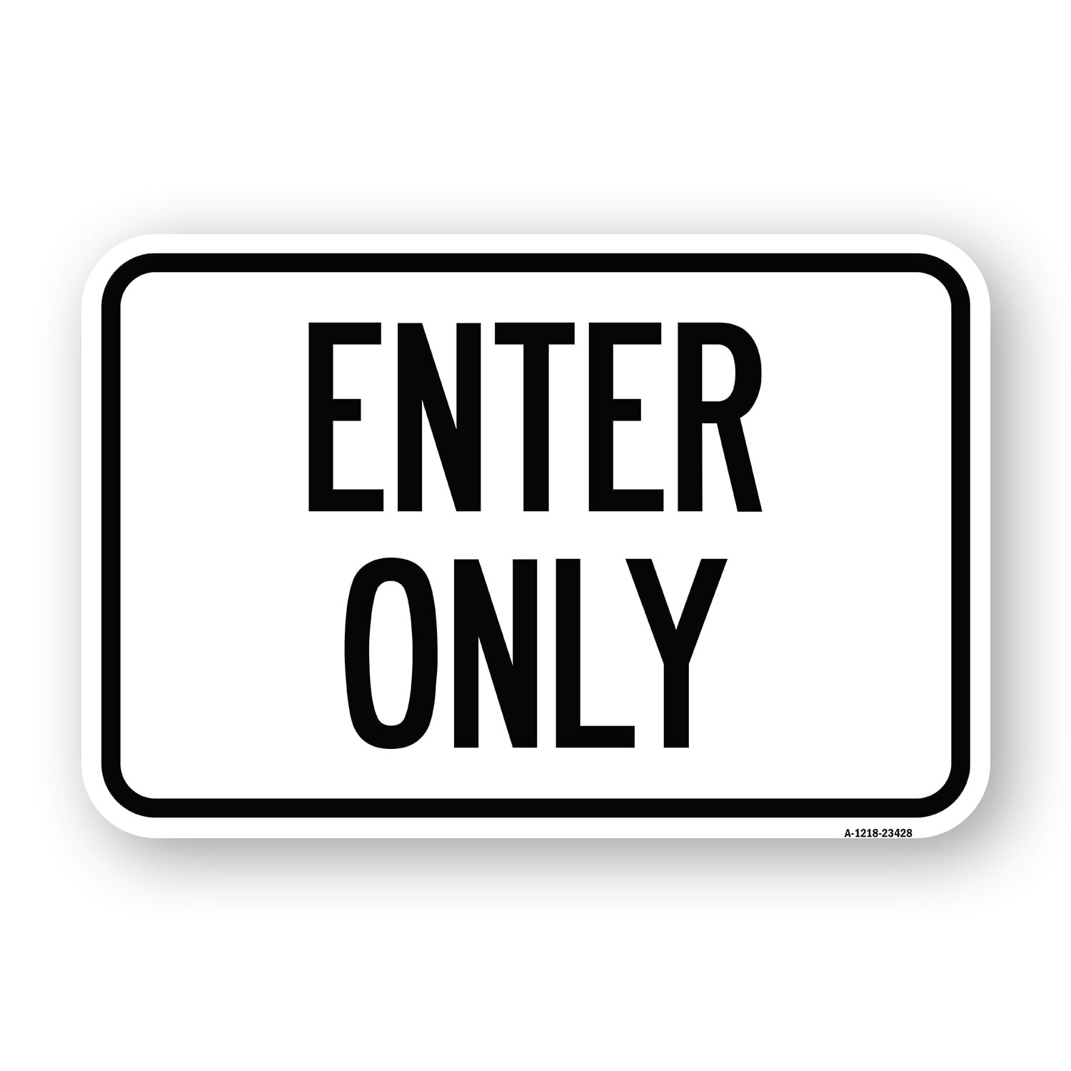 SignMission A-1824-23428 18 x 24 in. Aluminum Sign - Parking Lot Sign ...