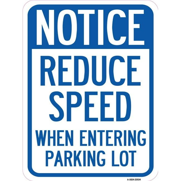 Reduce Speed Now Sign