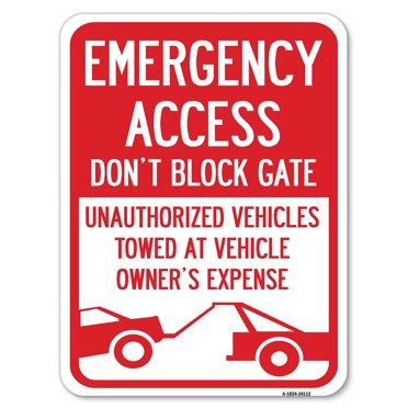 SignMission A-1218-23070 12 x 18 in. Aluminum Sign - Reserved Parking ...