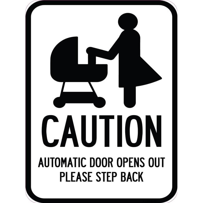 SignMission A-1824-24287 18 x 24 in. Aluminum Sign - Caution ...