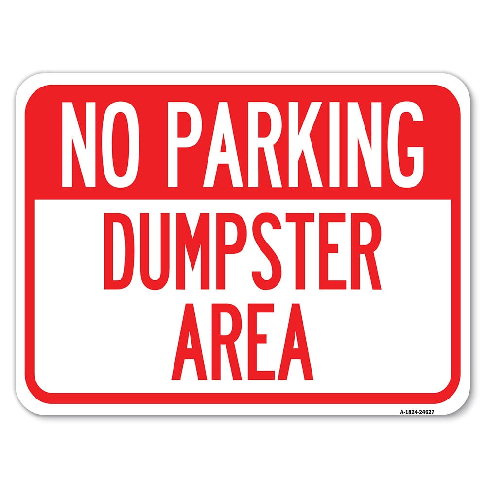 SignMission A-1824-24627 18 x 24 in. Aluminum Sign - No Parking ...