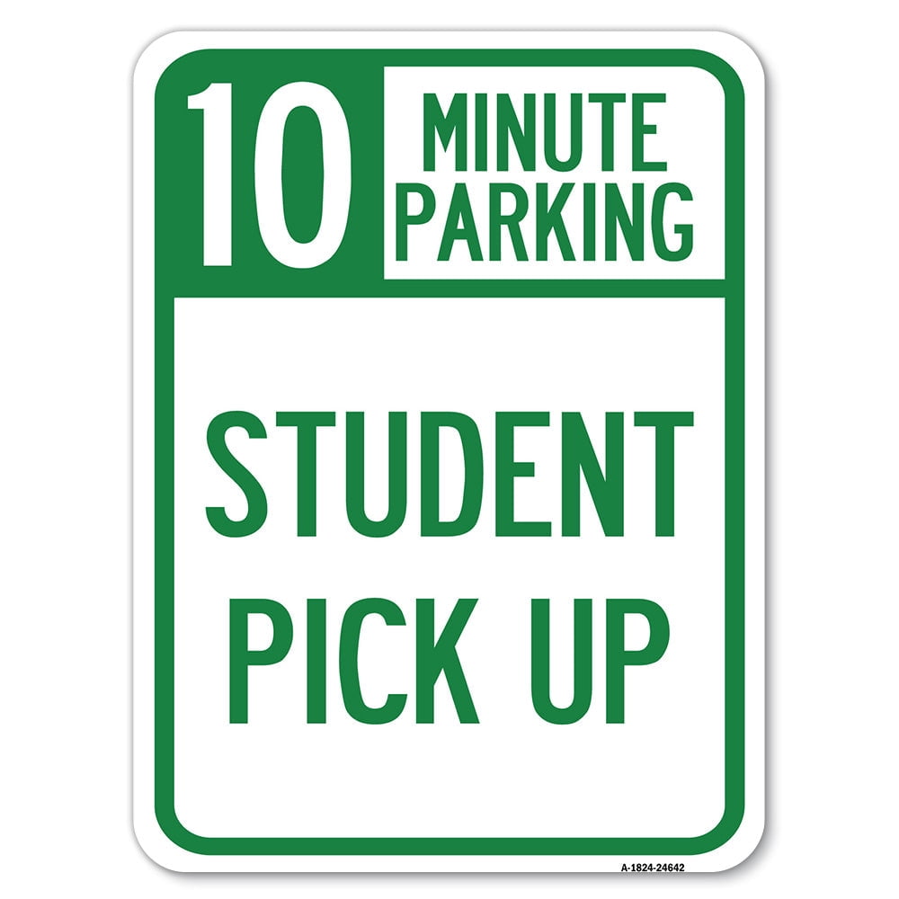 SignMission A-1824-24642 18 x 24 in. Aluminum Sign - 10 Minute Parking ...