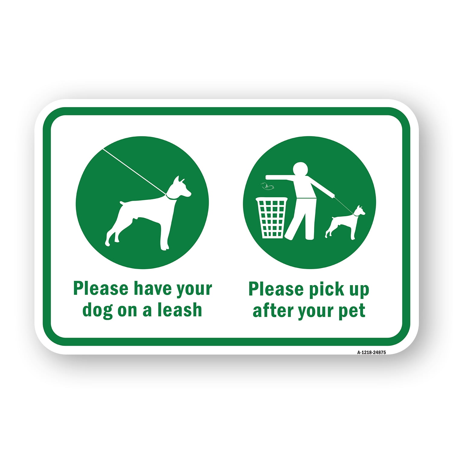 SignMission A-1824-24875 18 x 24 in. Aluminum Sign - Please Have Your ...