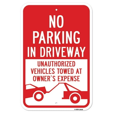 No Soliciting Peddling Handbills Or Overnight Park | 12" X 18" Heavy ...