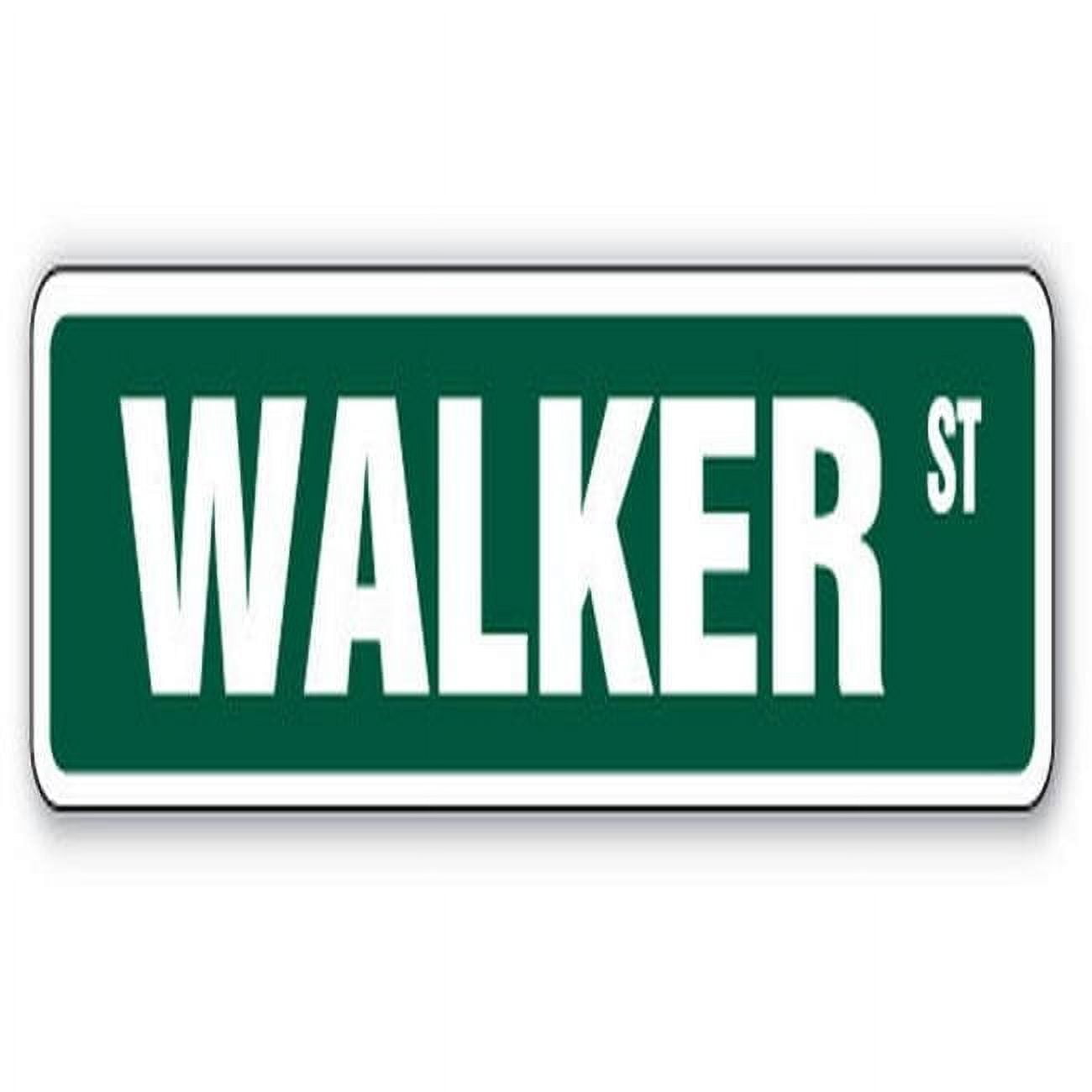 SignMission A-24-SS-Walker 24 in. Walker Aluminum Street Sign - Room ...