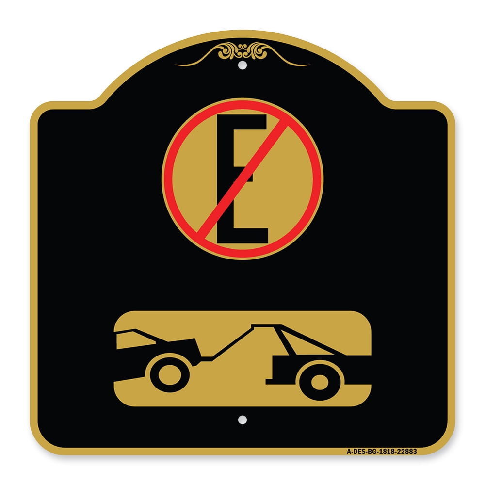 SignMission A-DES-BG-1818-22883 18 x 18 in. Designer Series Sign ...