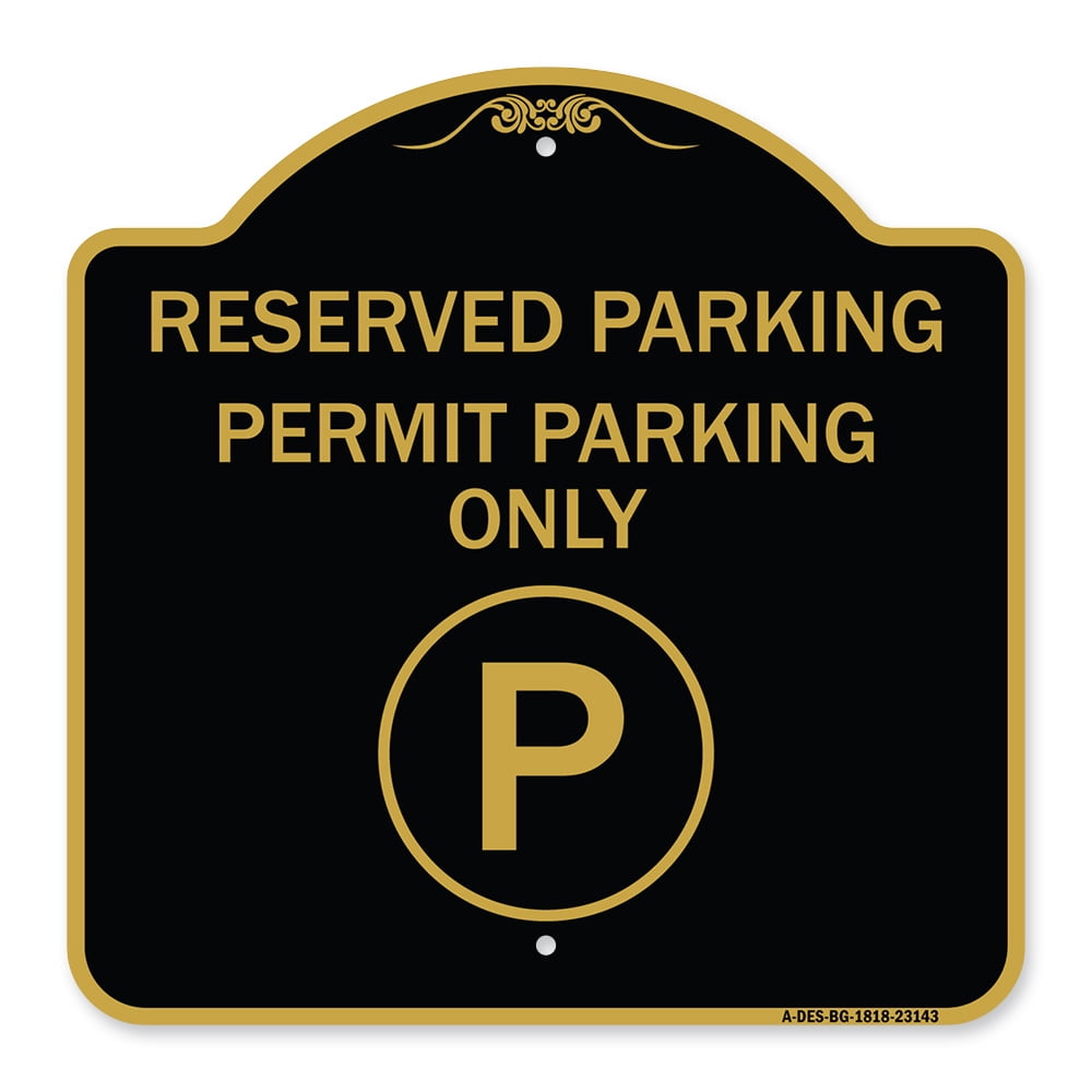 SignMission A-DES-BG-1818-23143 18 x 18 in. Designer Series Sign ...