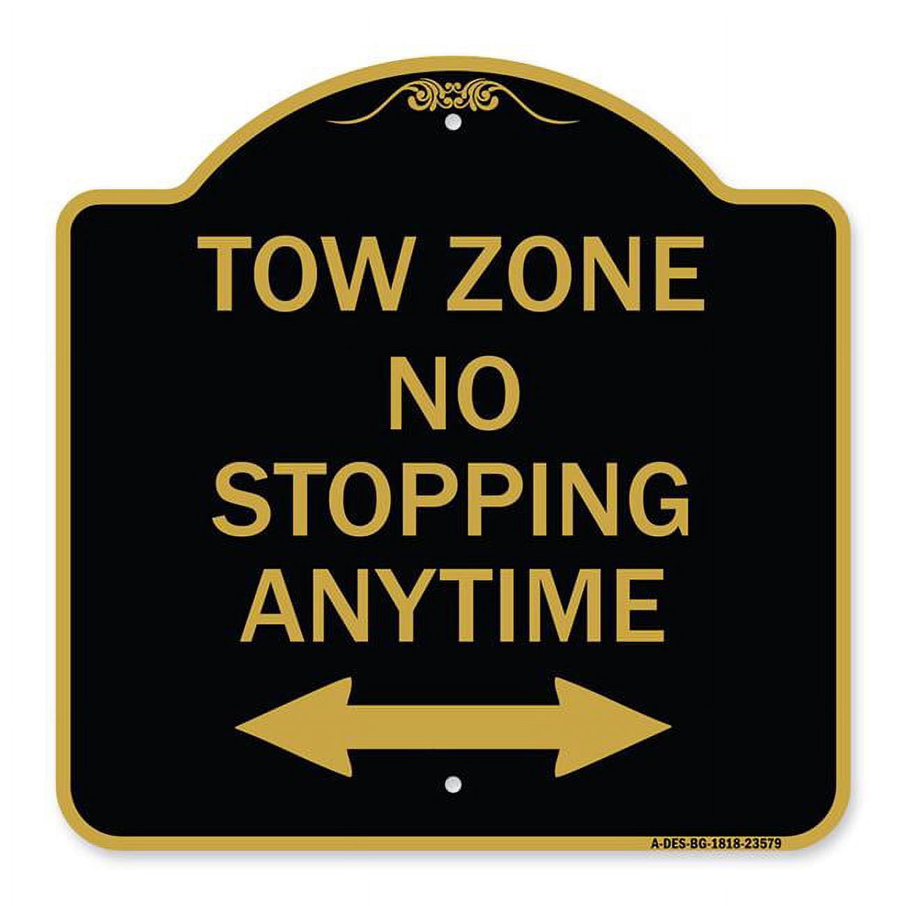SignMission A-DES-BG-1818-23579 18 x 18 in. Designer Series Sign - No ...