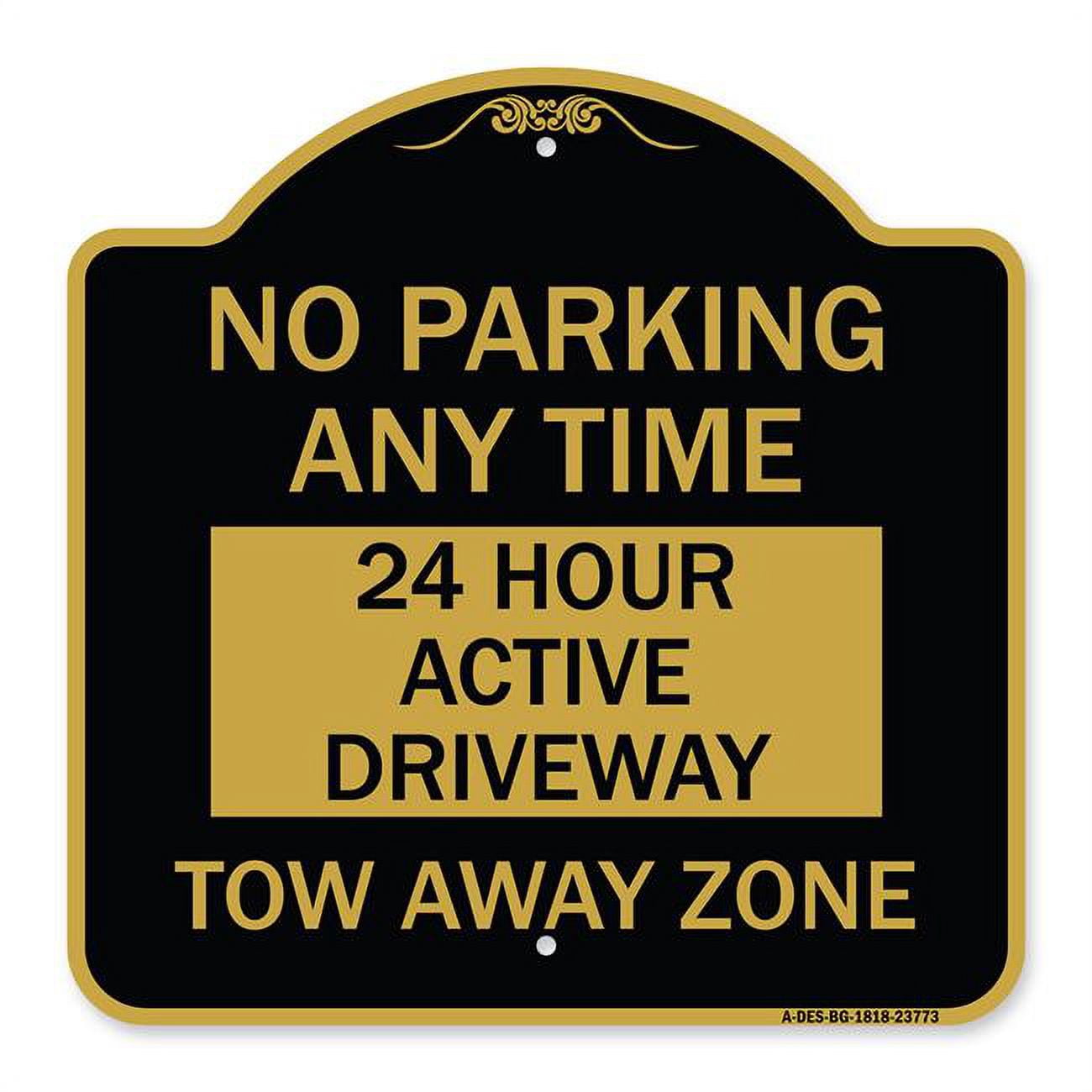 SignMission A-DES-BG-1818-23773 18 x 18 in. Designer Series Sign - No ...