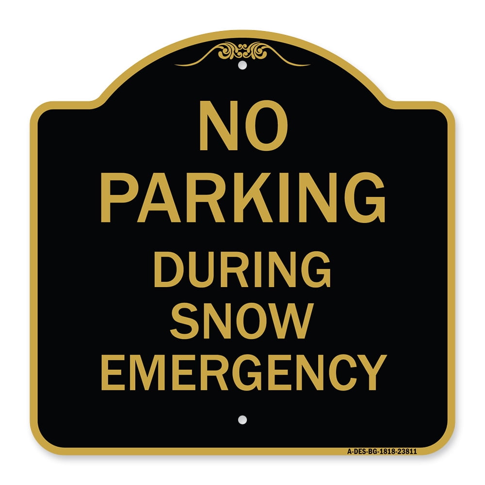 SignMission A-DES-BG-1818-23811 18 x 18 in. Designer Series Sign - No ...