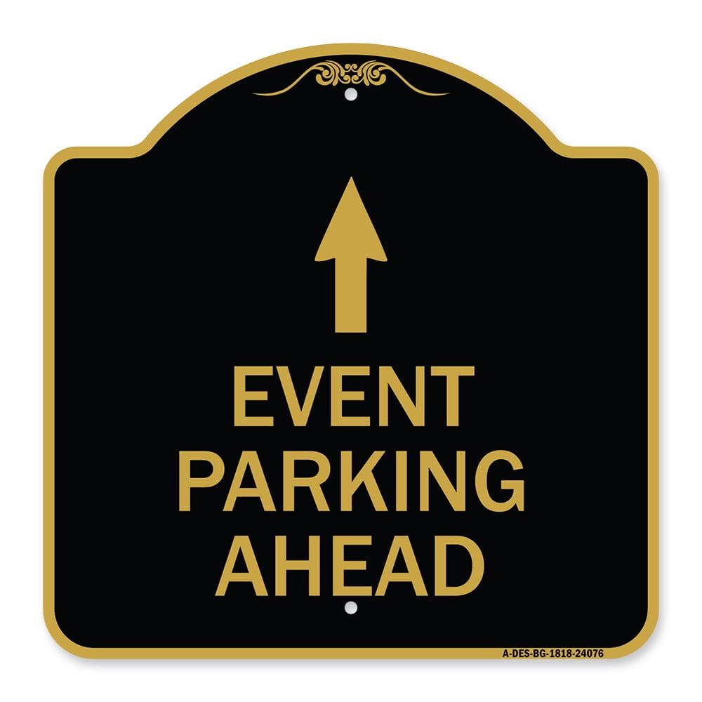 SignMission A-DES-BG-1818-24076 18 x 18 in. Designer Series Sign ...