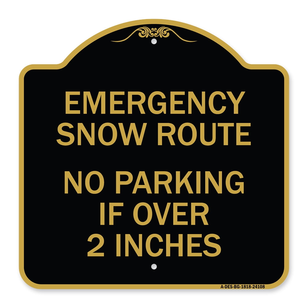 SignMission A-DES-BG-1818-24108 18 x 18 in. Designer Series Sign ...