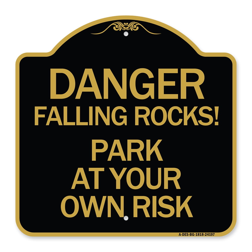 SignMission A-DES-BG-1818-24197 18 x 18 in. Designer Series Sign ...