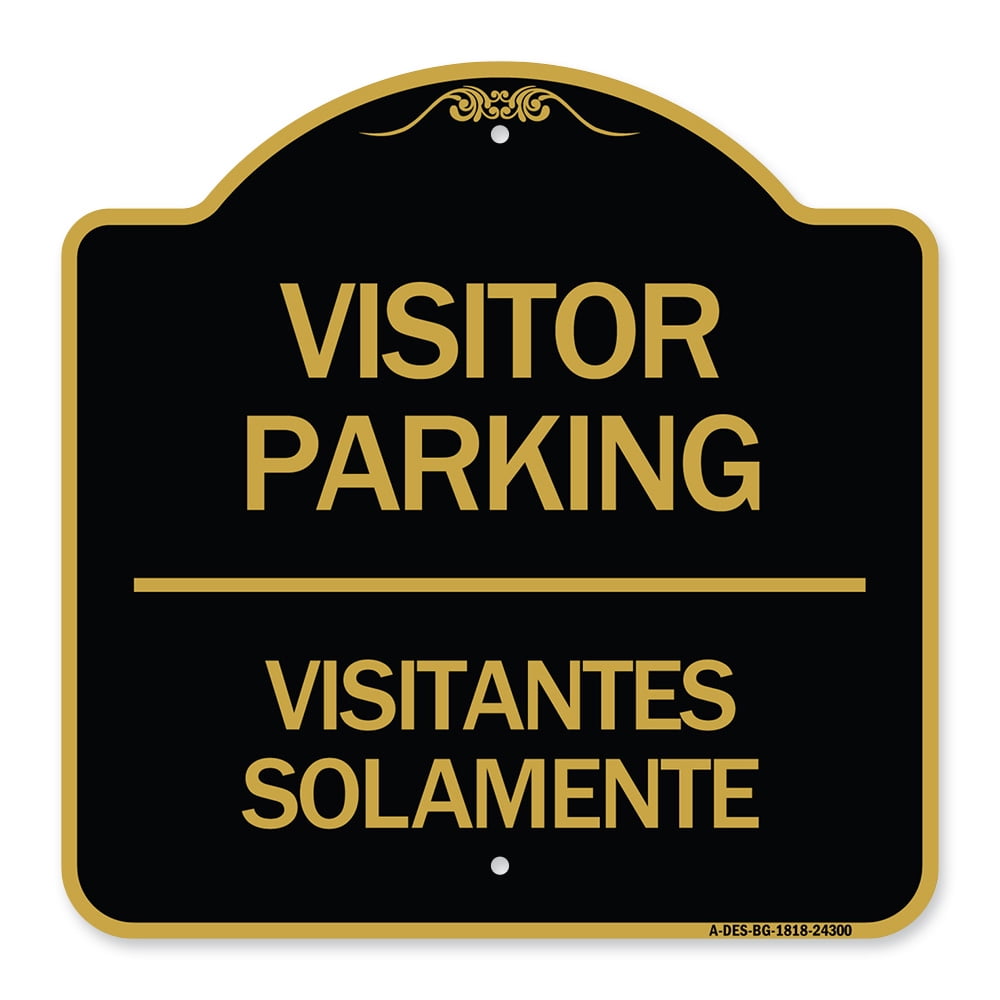 SignMission A-DES-BG-1818-24300 18 x 18 in. Designer Series Sign ...