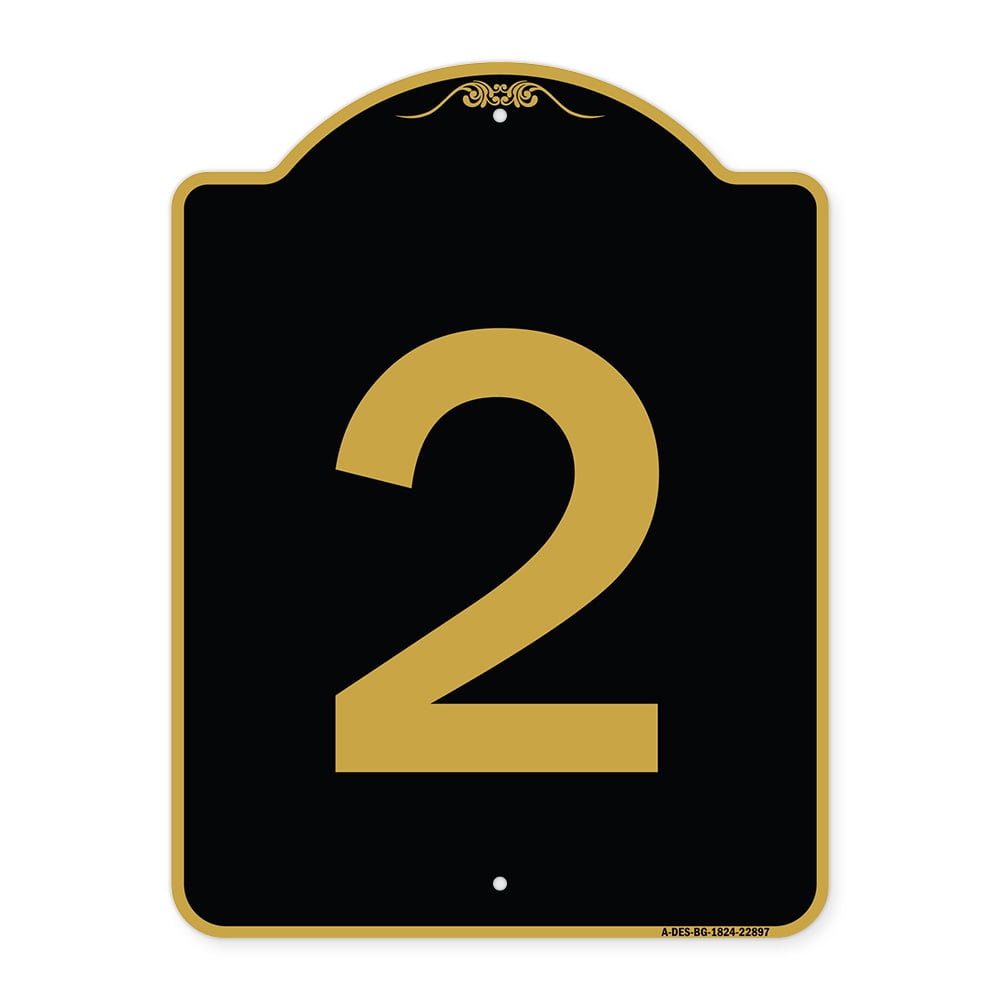 SignMission A-DES-BG-1824-22897 18 x 24 in. Designer Series Sign - Sign ...