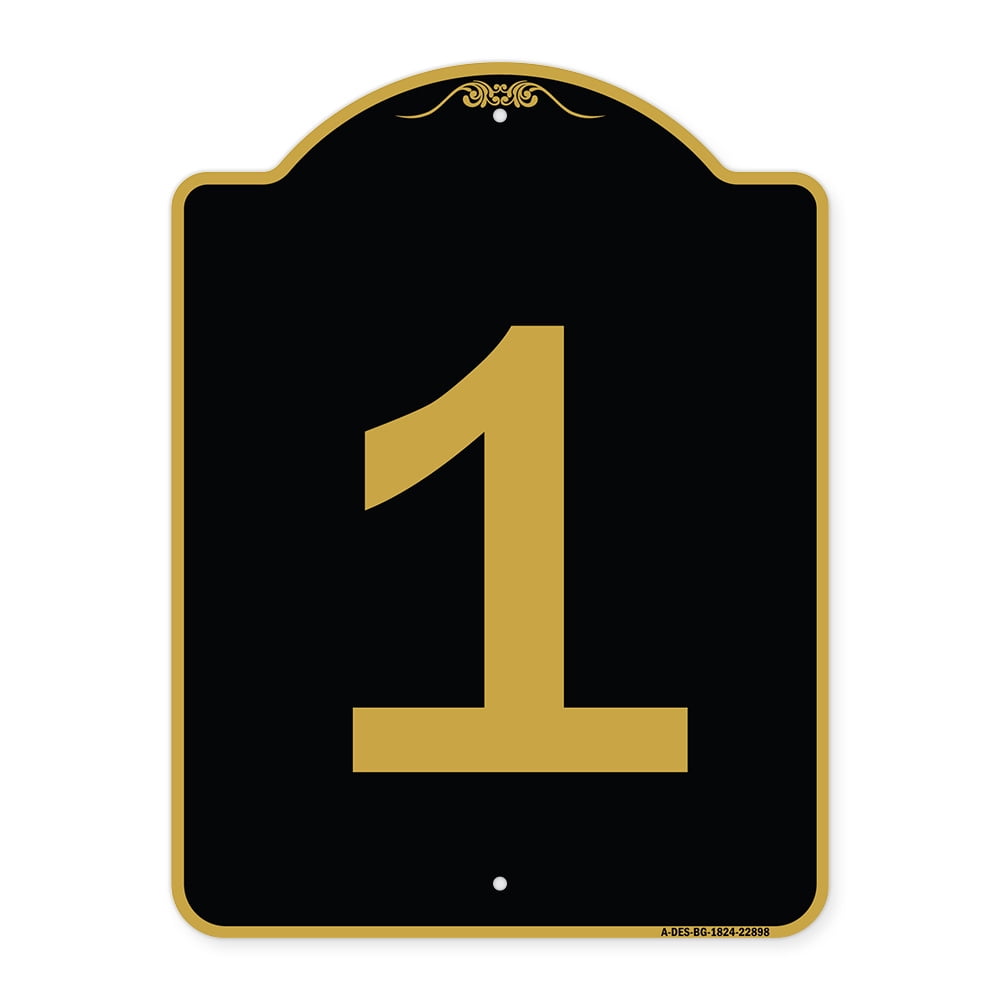 SignMission A-DES-BG-1824-22898 18 x 24 in. Designer Series Sign - Sign ...