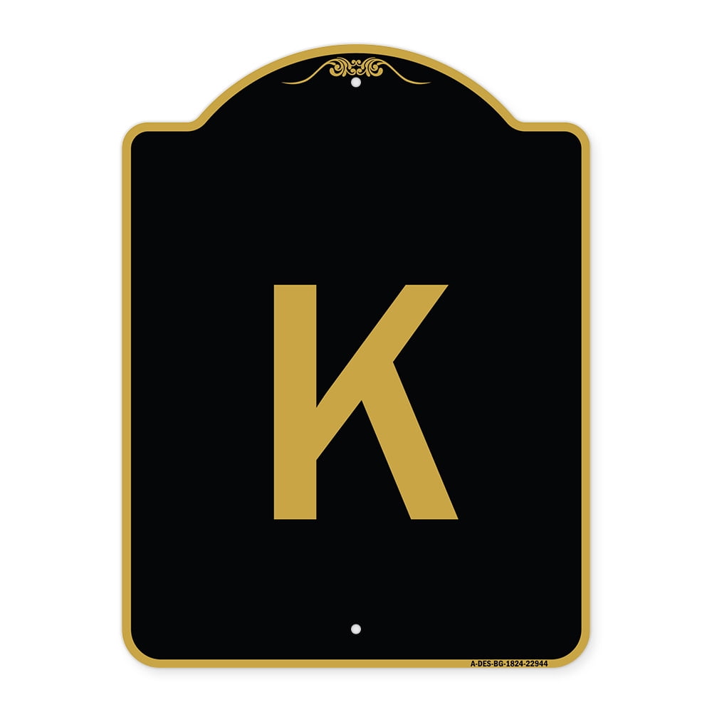 SignMission A-DES-BG-1824-22944 18 x 24 in. Designer Series Sign - Sign ...