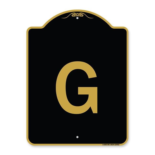 SignMission A-DES-BG-1824-22952 18 x 24 in. Designer Series Sign - Sign ...