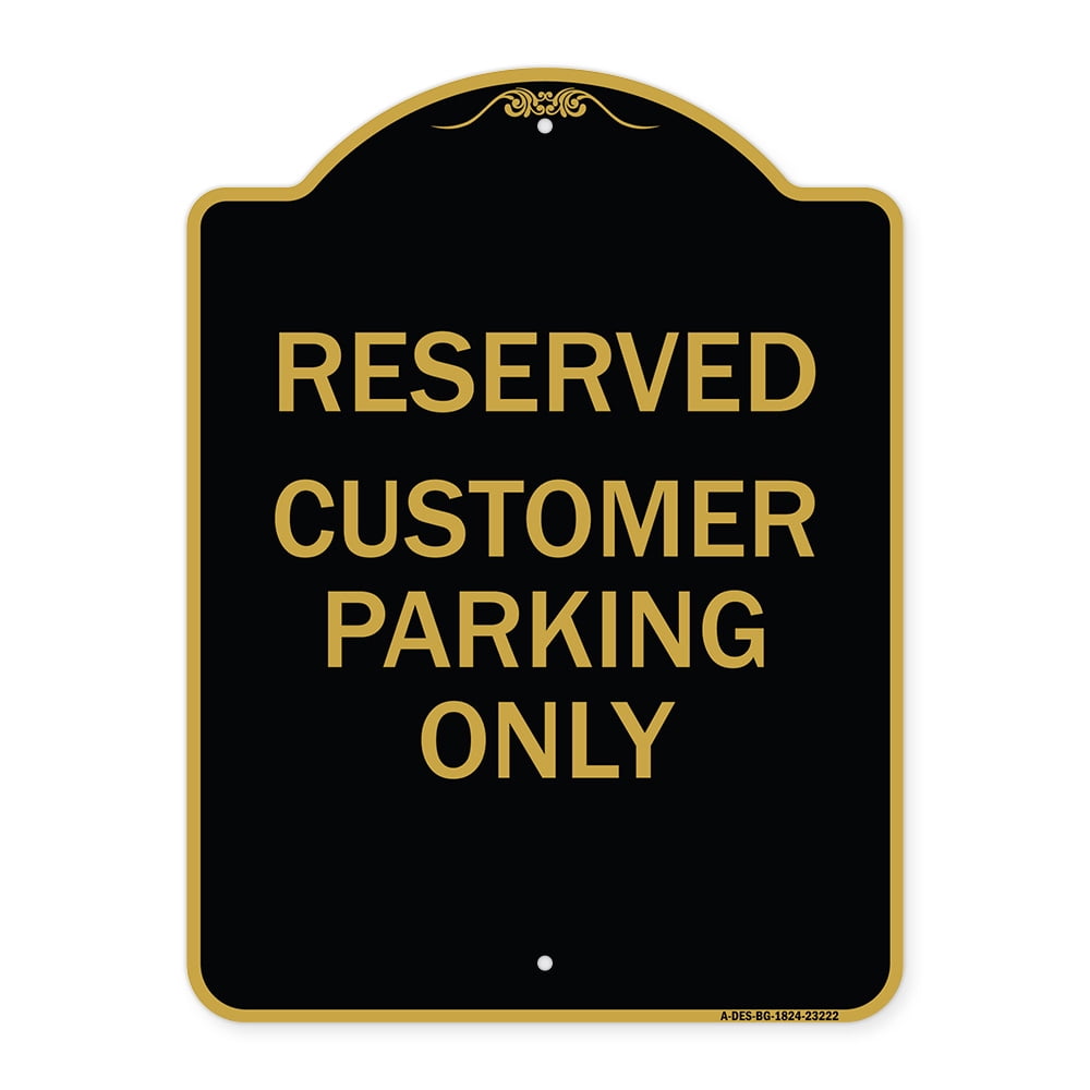 SignMission A-DES-BG-1824-23222 18 x 24 in. Designer Series Sign ...