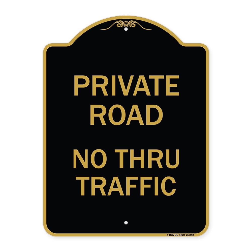SignMission A-DES-BG-1824-23242 18 x 24 in. Designer Series Sign ...